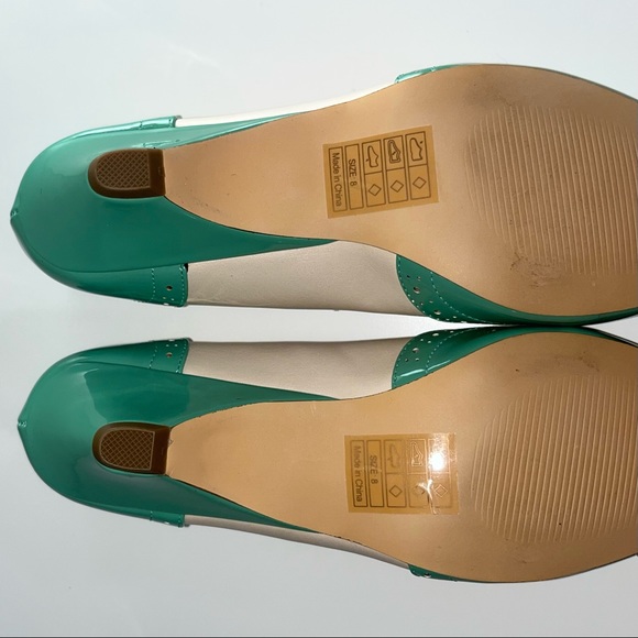 B.A.I.T. | Shoes | Bait Ida Mint Heels Modcloth Low Heel Spectator Like ...